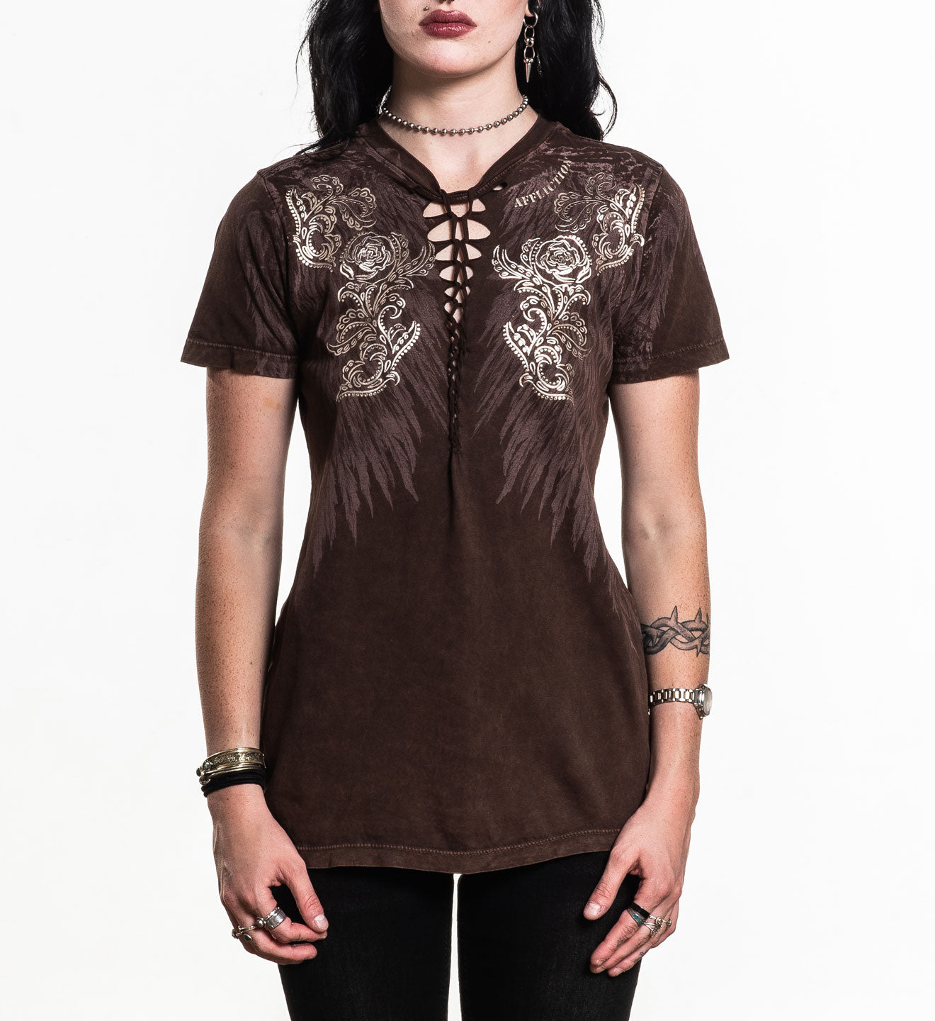 Danica Rose Tee – Affliction Clothing