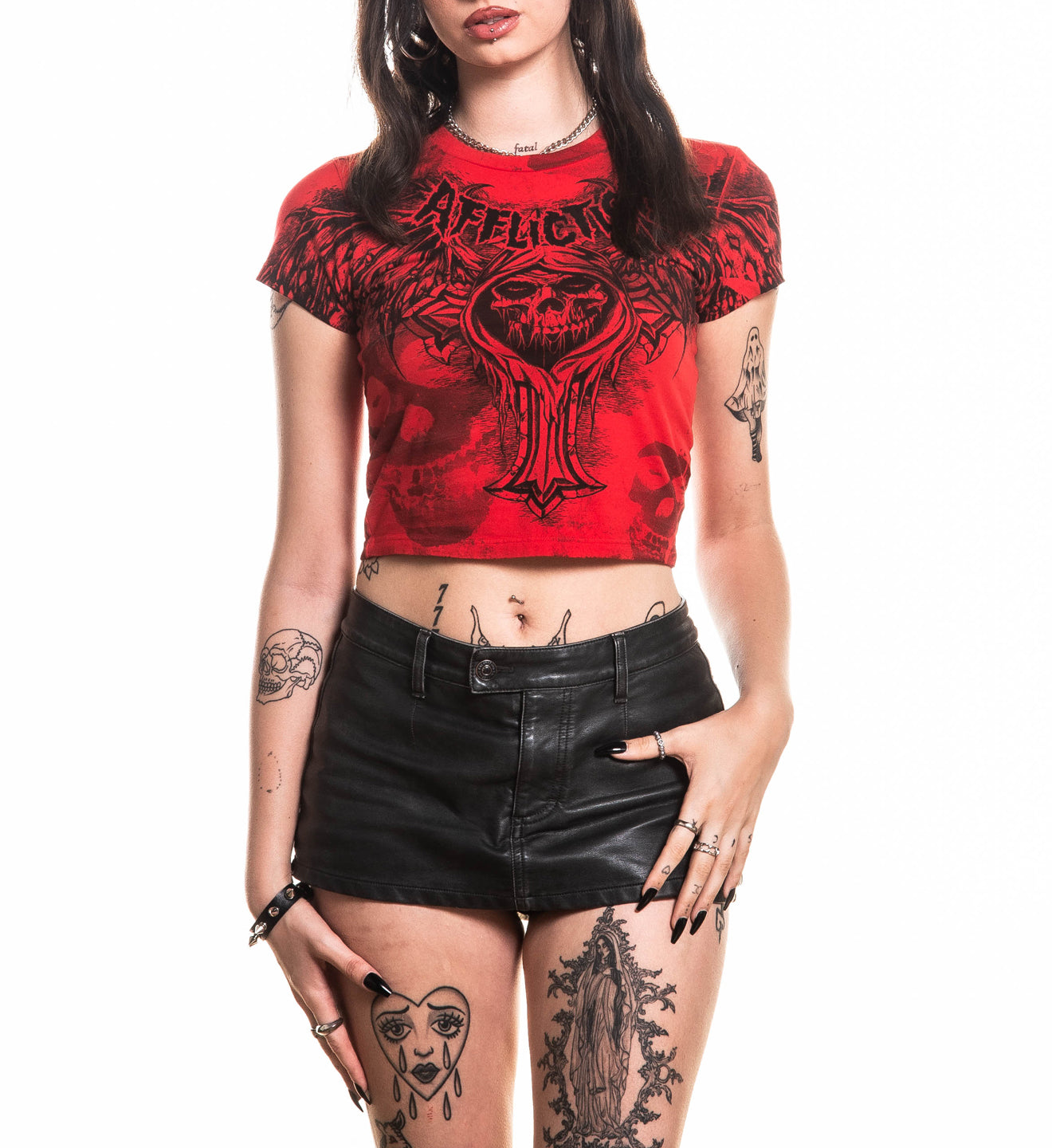 Misfits Bat Baby Tee – Affliction Clothing