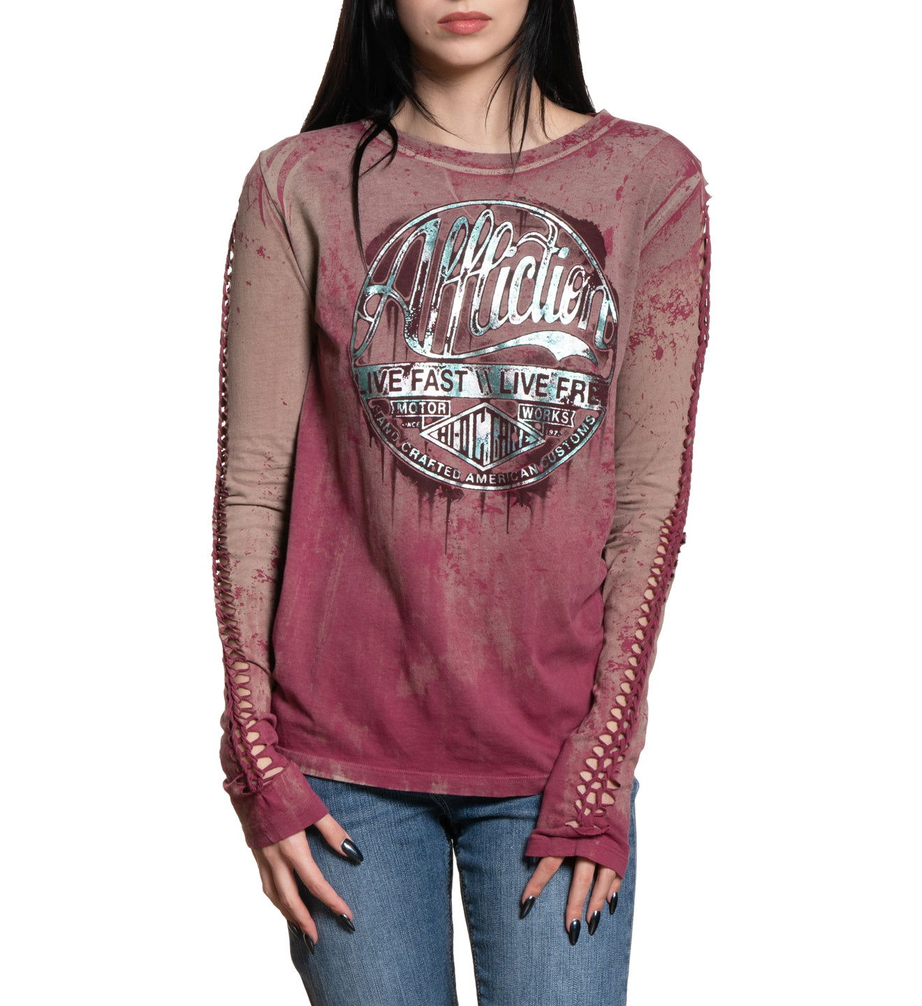 Womens Long Sleeves - Affliction Clothing