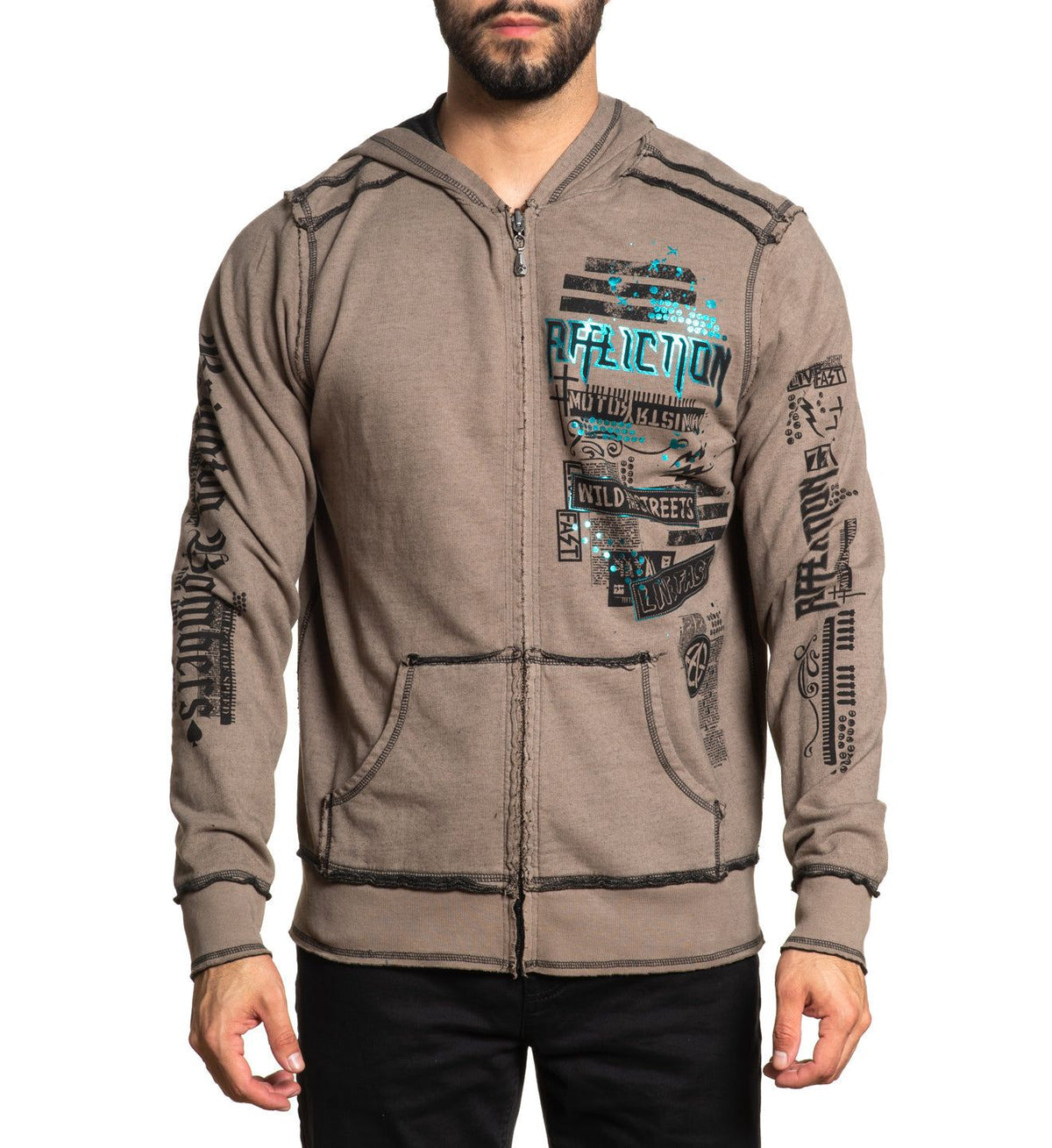 Men's Hoodies & Jackets: Badass, Skull, & Graphic | Affliction ...
