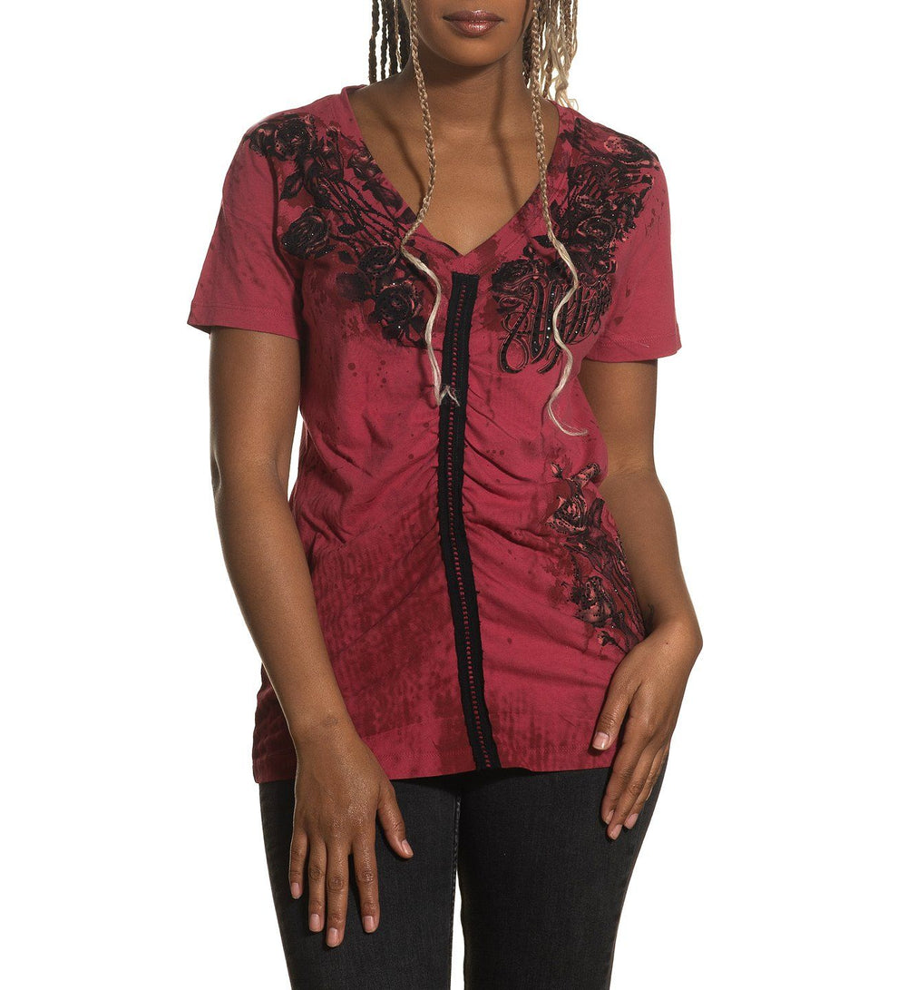 Women's T-Shirts & Tops On Sale | Affliction Outlet - Affliction Clothing